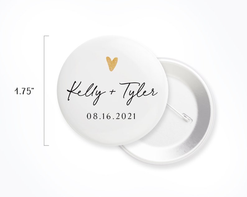 Save the Date Pin Unique Save the Date Button Wedding - Etsy