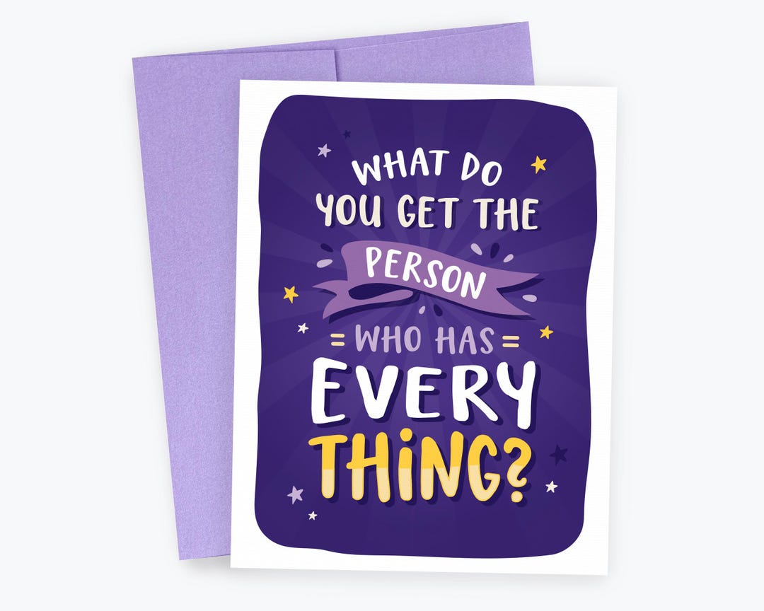 Funny Birthday Card, No Gift Birthday Card, for Him, for Her, Spouse ...