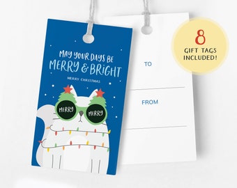Funny Cat Gift Tags - Etsy