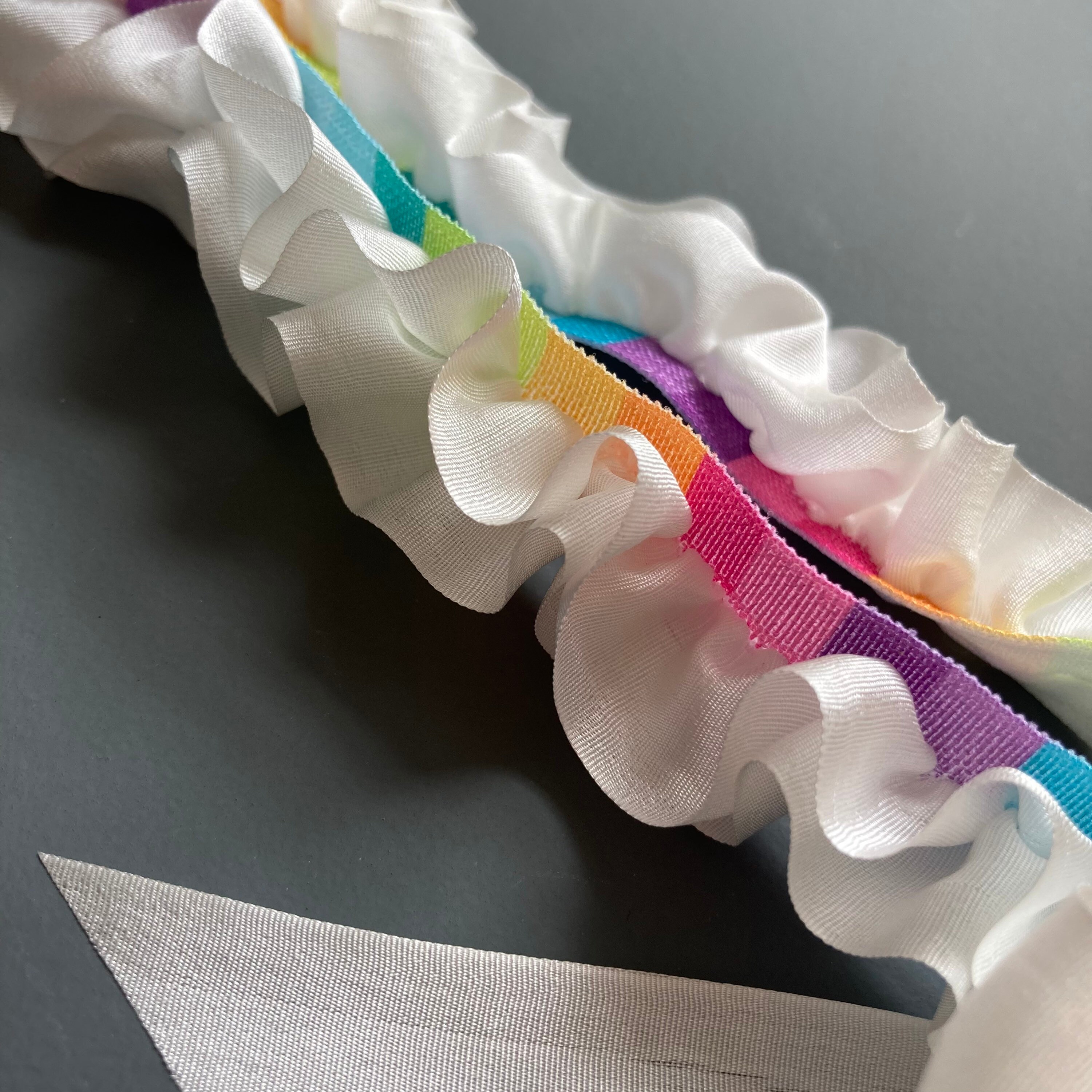 Rainbow Bridal Garter Alternative Bride Accessory LGBT | Etsy