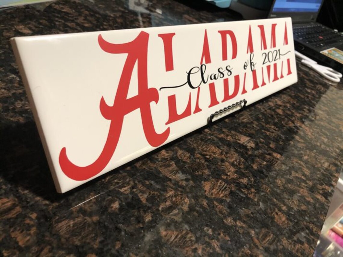 Custom Graduation Ceramic Tile W/ Stand - Etsy
