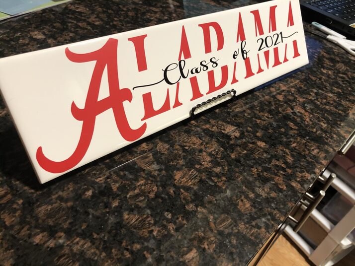 Custom Graduation Ceramic Tile W/ Stand - Etsy