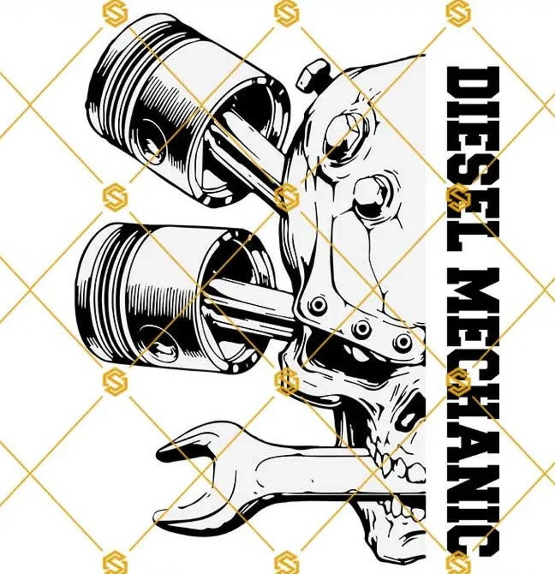 Diesel Mechanic Svg Mechanic Dad Svg Fathers Day Svg | Etsy