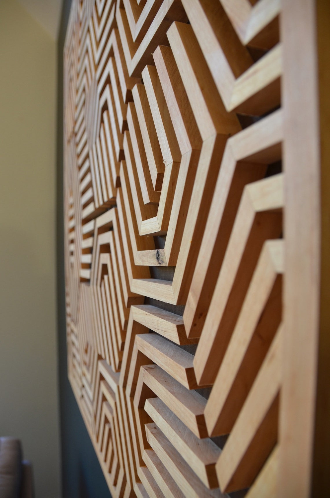 Wood Art, Geometric Wood Art, Geometric Wall Art, Modern Wood Art ...