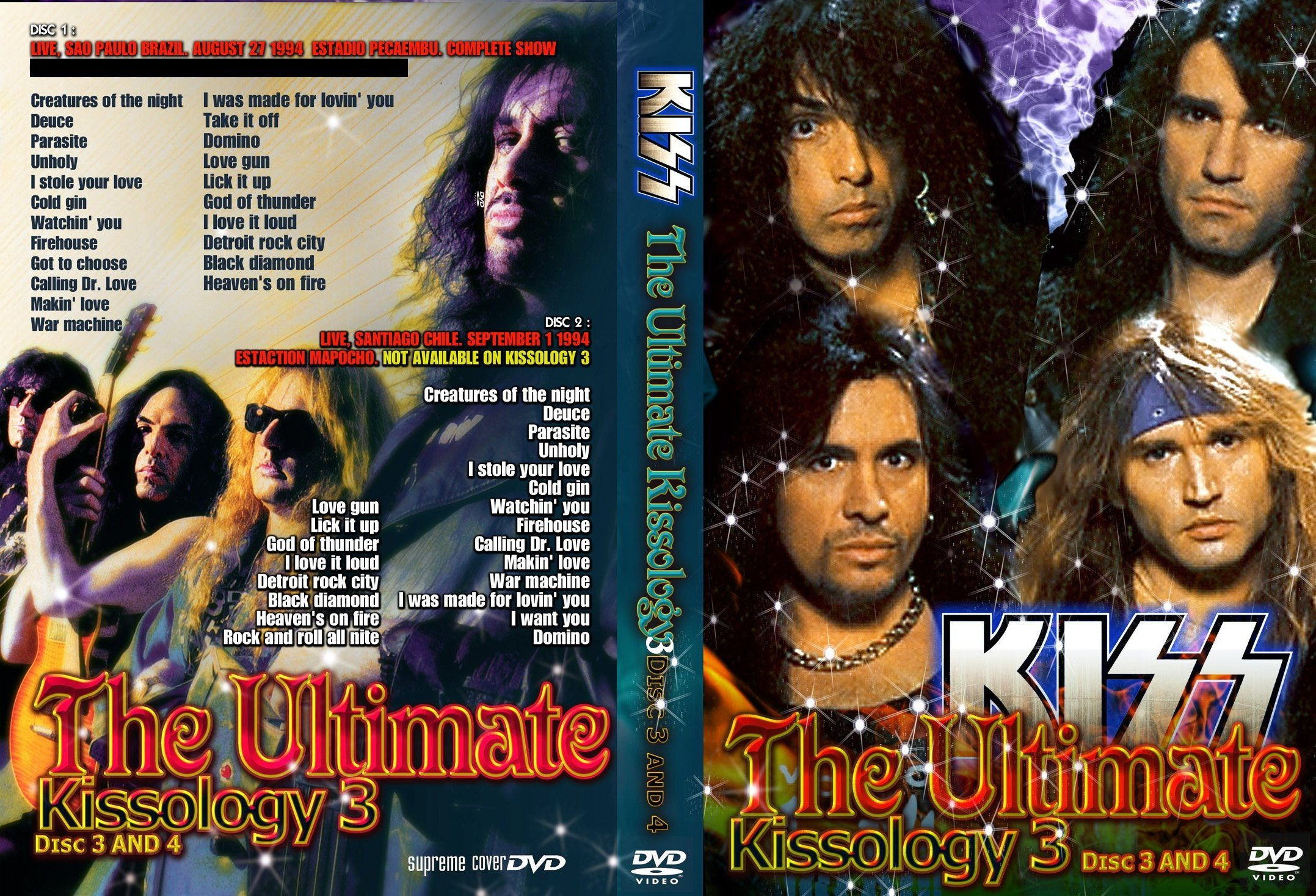 Kiss-the Ultimate Kissology VOL. III Disc 3 & 4 2 Dvd Set New Sealed - Etsy