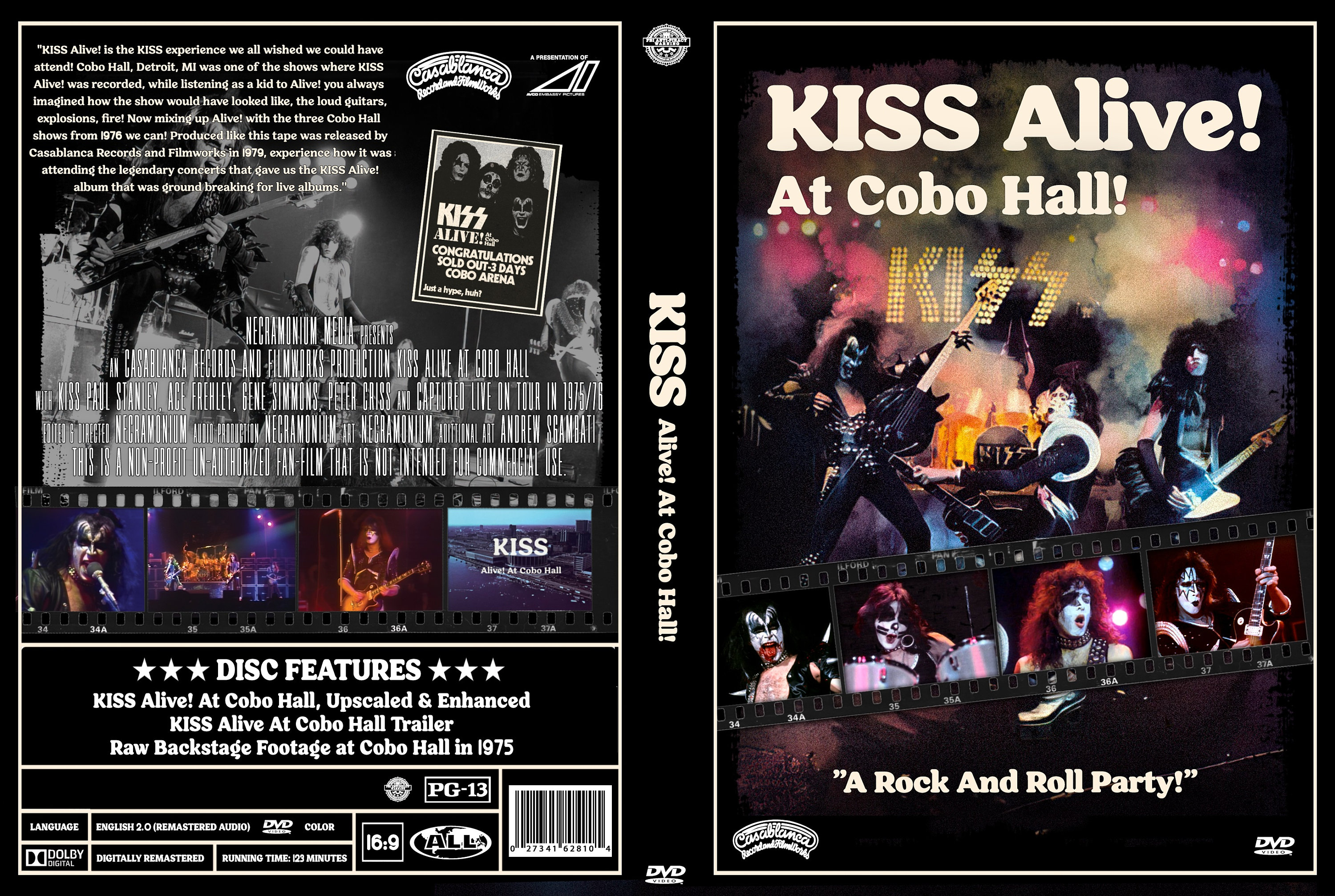 Kiss Alive at Cobo Hall Remastered Edition 2023 DVD New Sealed - Etsy