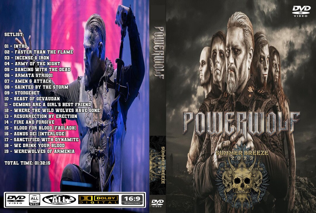 Powerwolf-live at Summer Breeze 2023 DVD New Sealed - Etsy