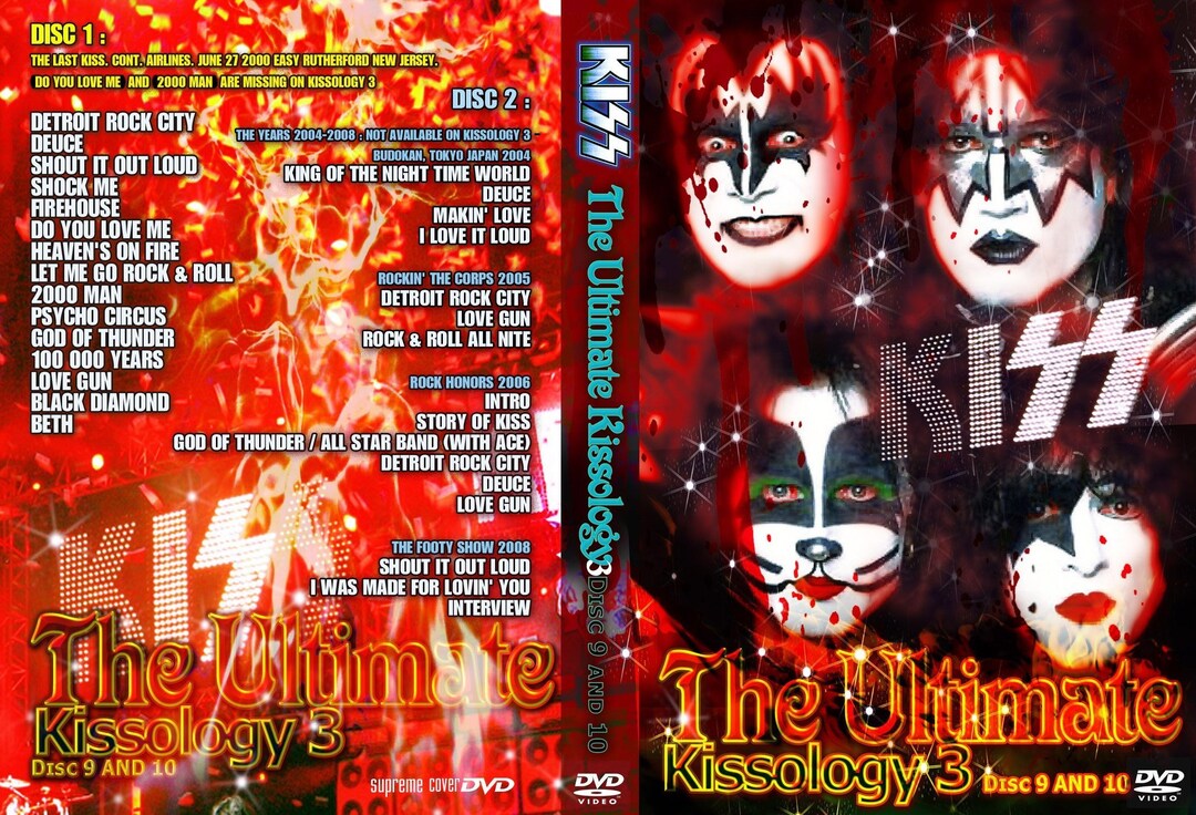 Kiss-the Ultimate Kissology VOL. III Disc 9 & 10 2 Dvd Set New Sealed ...