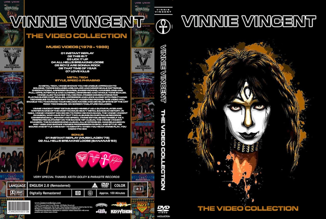 Vinnie Vincent the Video Collection 1978-1988 + Metal Tech: Style ...