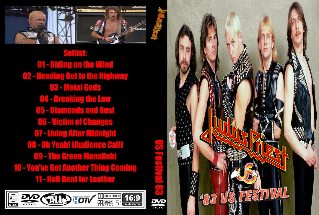 JUDAS Priest-live at the US Festival 1983-full Show New Sealed - Etsy