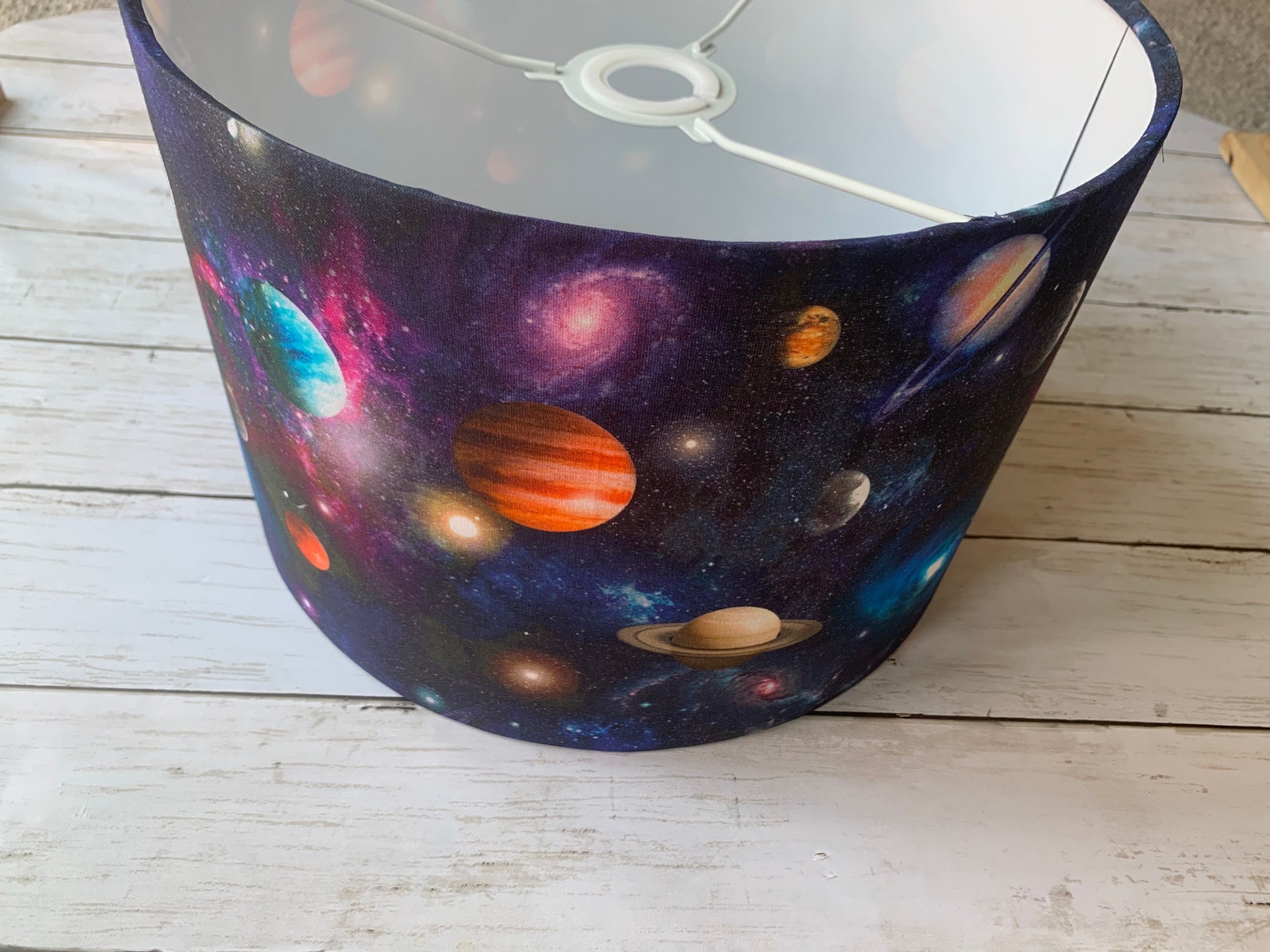 Space lampshade universe lampshade galaxy lamp stars | Etsy