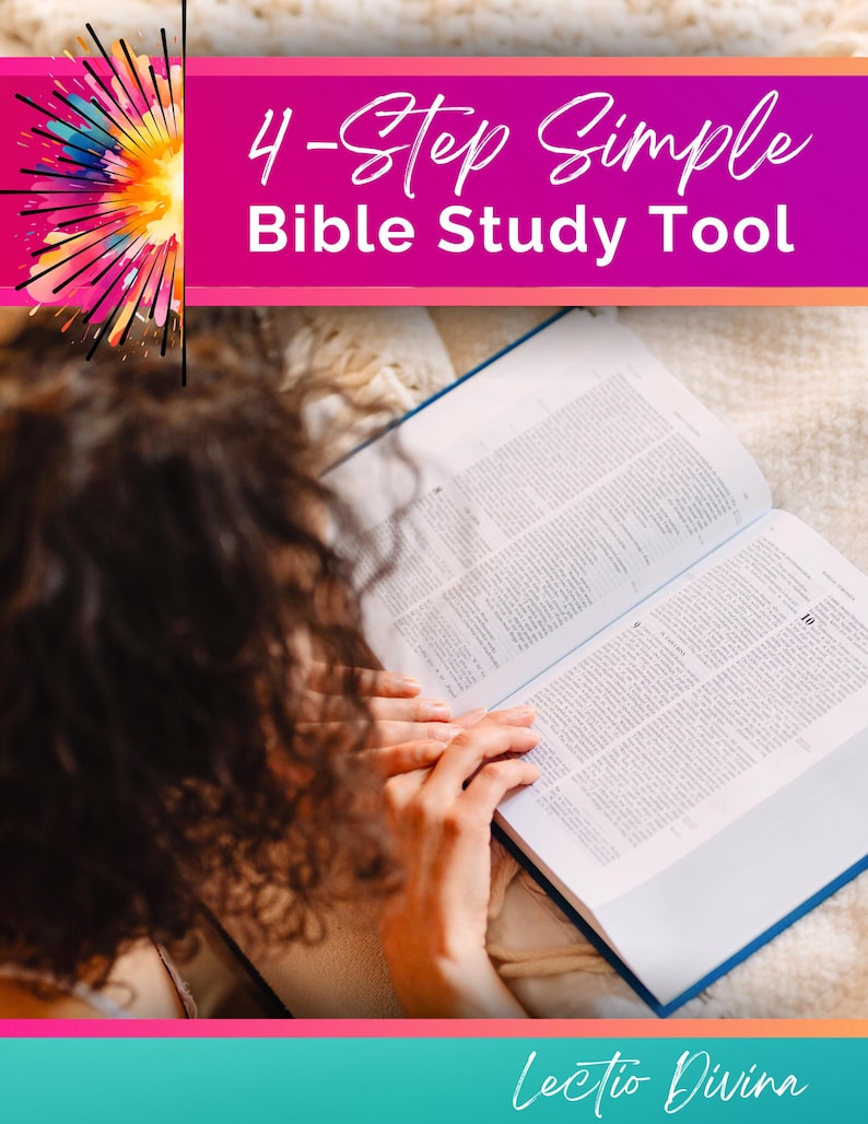Lectio Divina Bible Study Worksheet: 4-step Guide (PDF) - Etsy