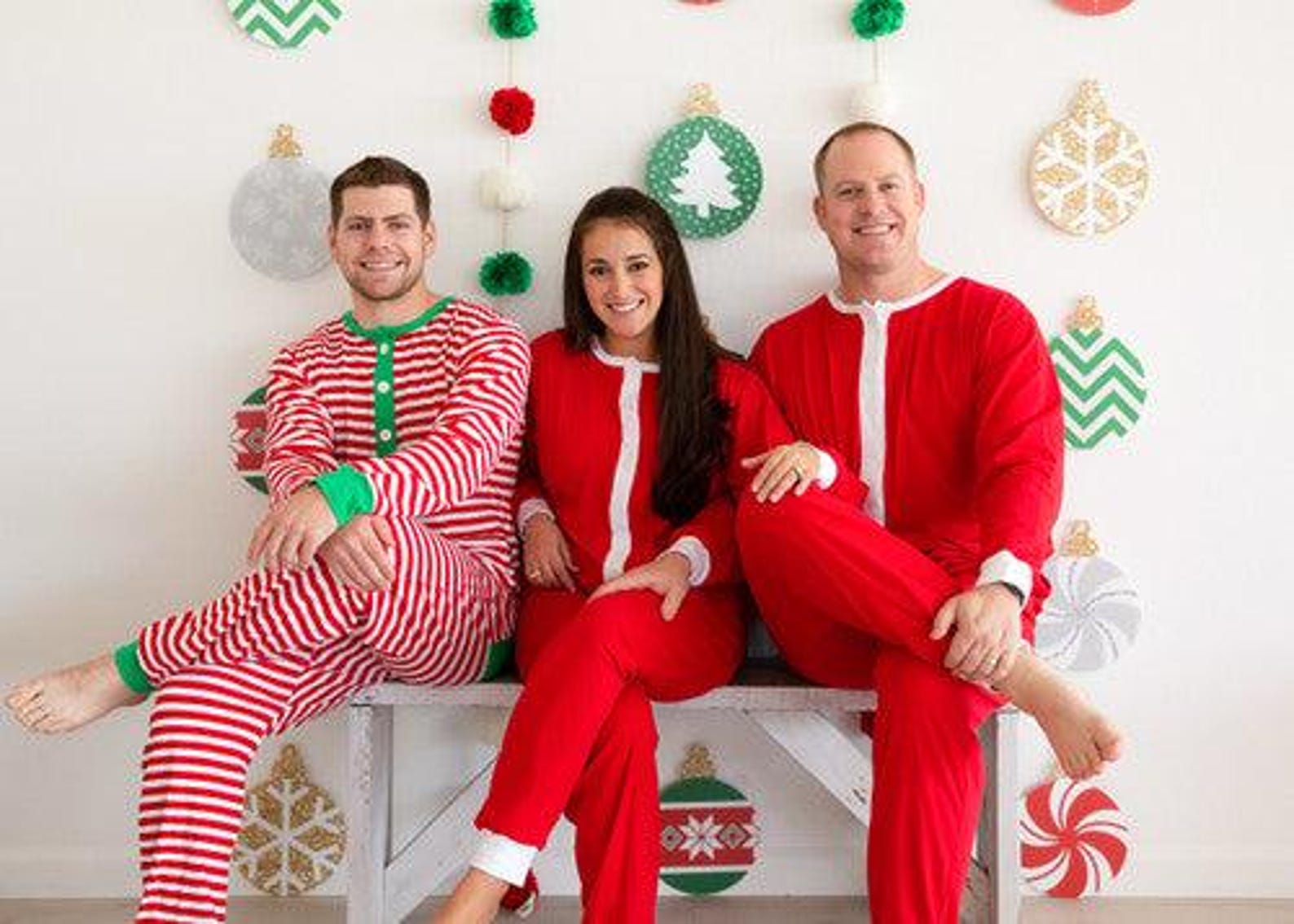 Adult Unisex Faux Butt Flap Christmas Jammies (miller Collection) - Etsy