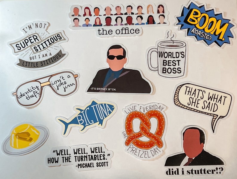 The Office Sticker Pack - Etsy
