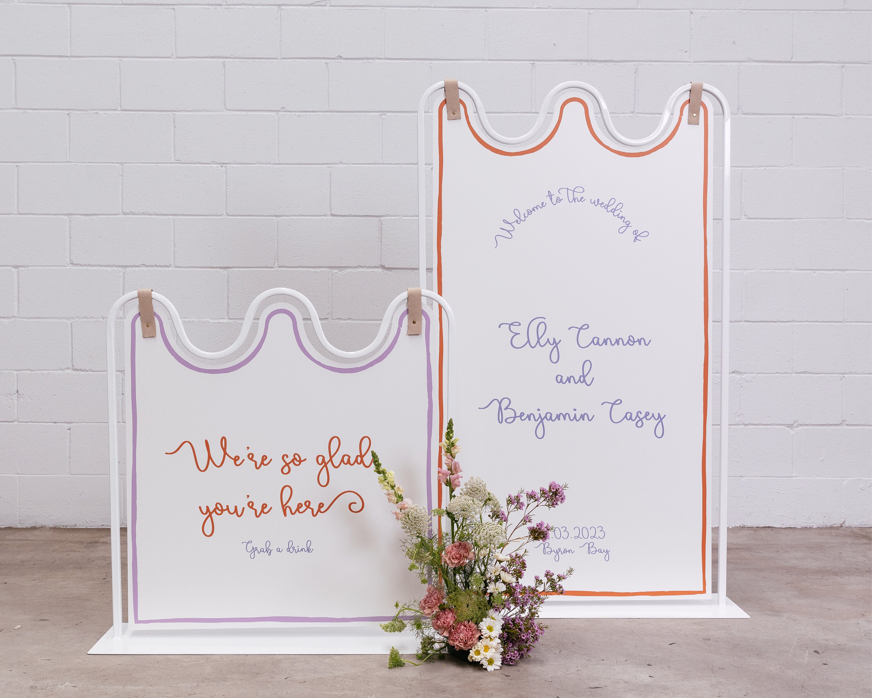 Sexi Plexi Tall Wiggle Wedding Welcome Sign 805x1180mm - Etsy