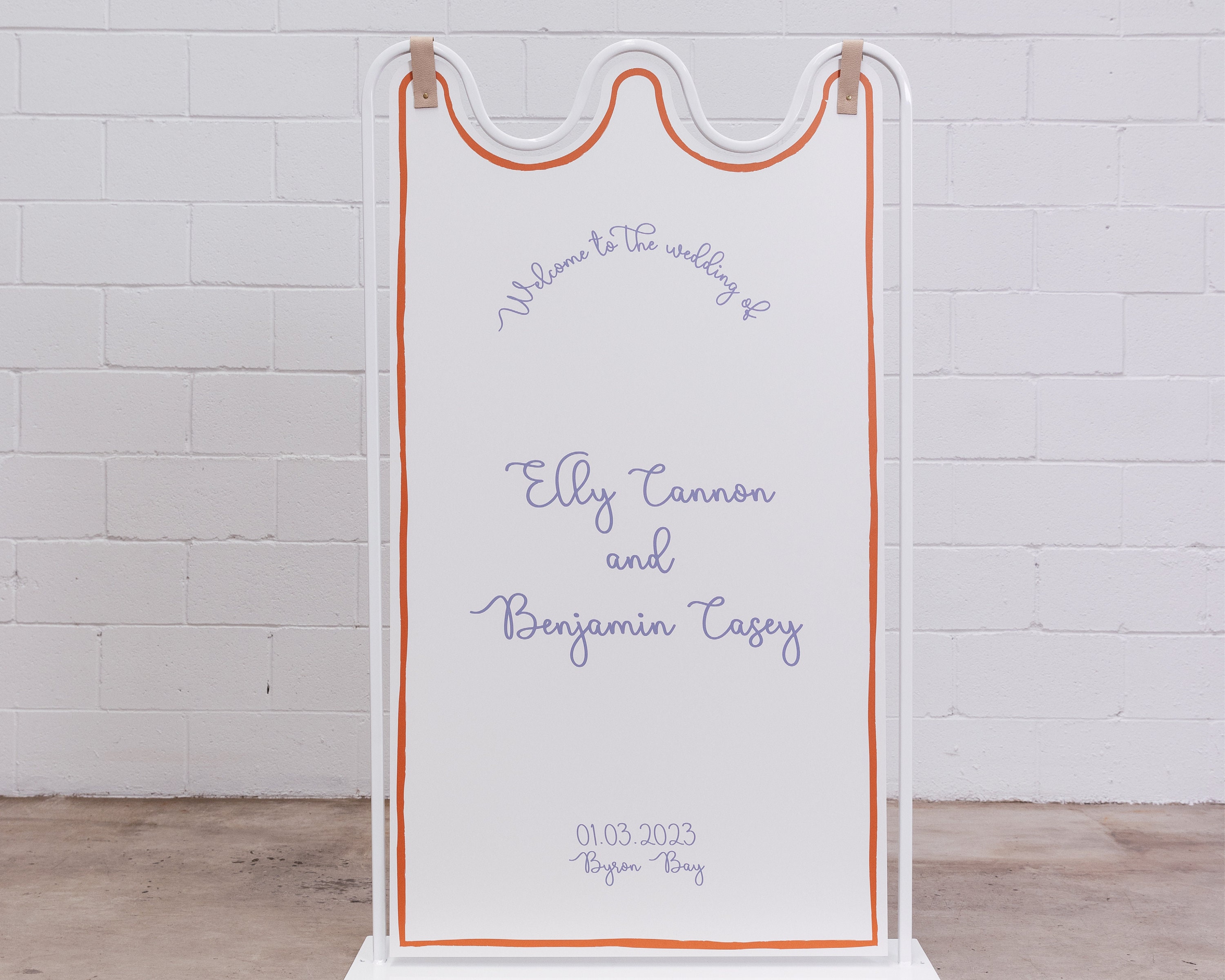Sexi Plexi Tall Wiggle Wedding Welcome Sign 805x1180mm - Etsy