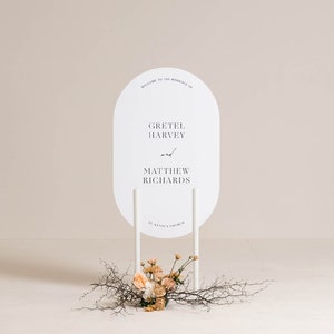 Better Together Double Arch Pill Wedding Welcome Sign 500x800mm ...