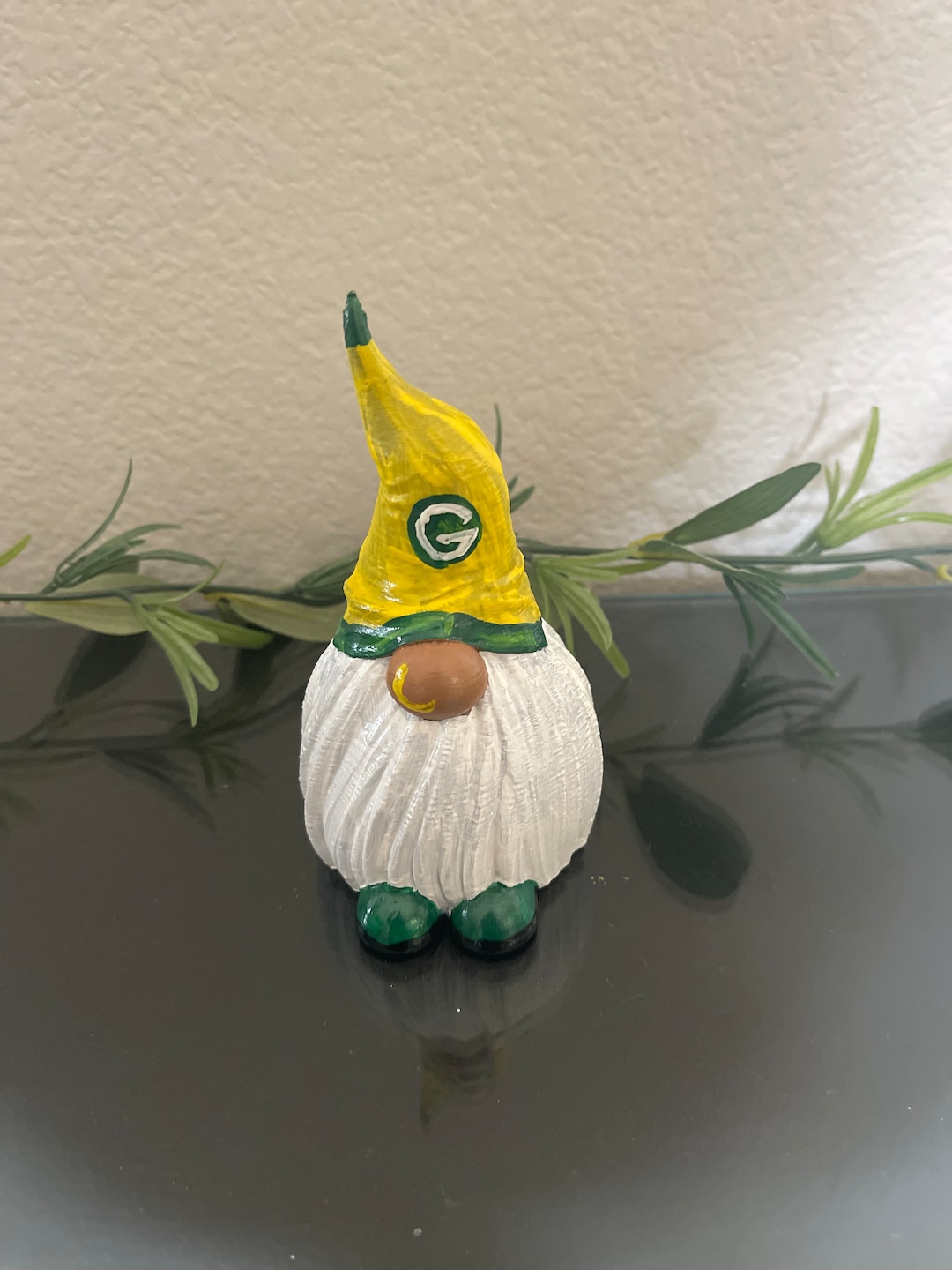 3D Printed Hand-painted Gnome NFL Green Bay Packers Themed Gnome - Etsy