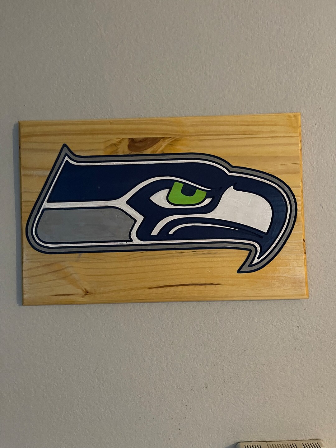 Wood Engraved Wall Art - Seattle Seahawks - Etsy