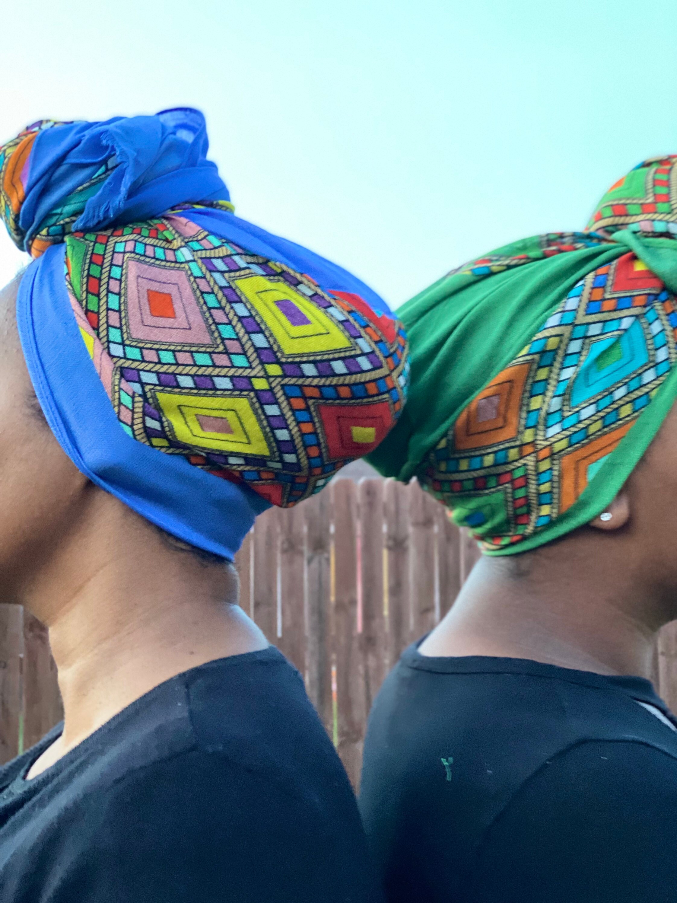 Green Scarf With Habesha Tilet Design. Custom Made Unique Head Wrap ...