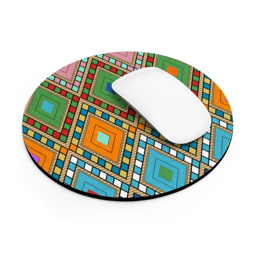 Mouse Pad, Habesha Ethiopian Eritrean Tilet Design Mouse Pad, Computer ...