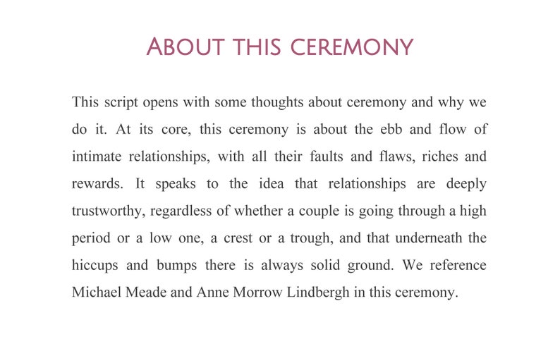 Bilingual Wedding Ceremony Script | Guion De Ceremonia De Boda Bilingüe ...