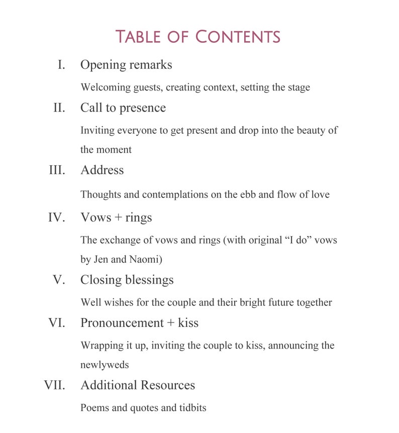 A Wedding Officiant Script About the Natural Highs and Lows of Intimacy ...