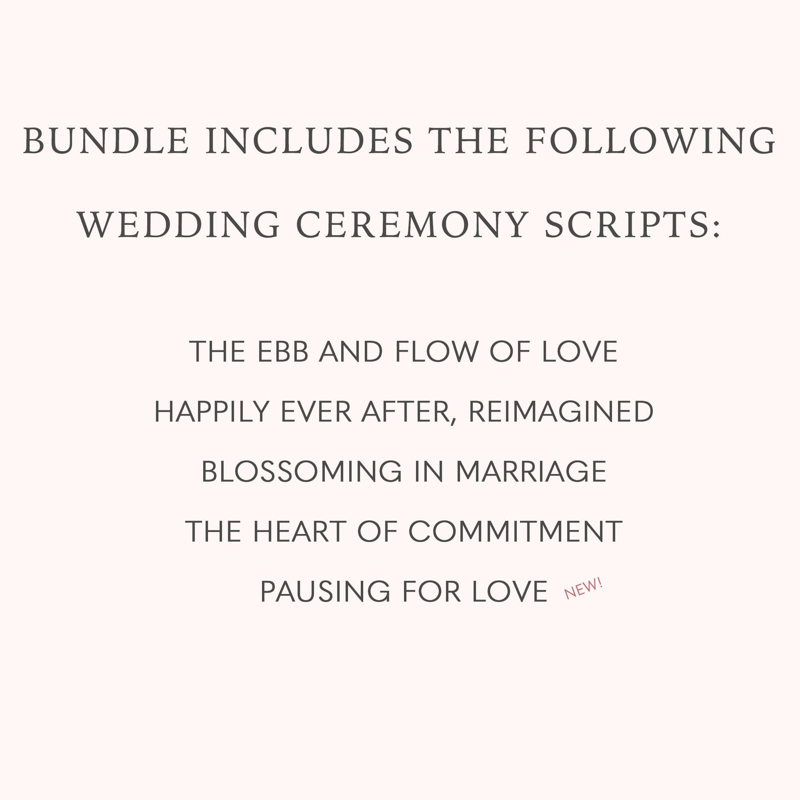 Five Sample Wedding Ceremony Scripts | Ceremony Script PDF Bundle | Non ...