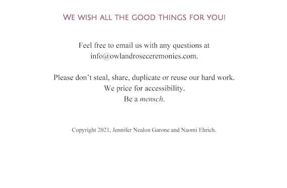 Traditional Wedding Ceremony Examples