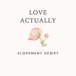 Elopement Ceremony Script Bundle | Editable Ceremony Scripts for ...