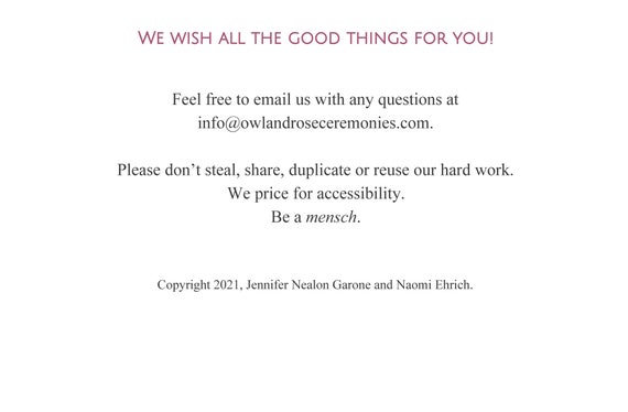 A non traditional non religious non boring wedding ceremony script ...