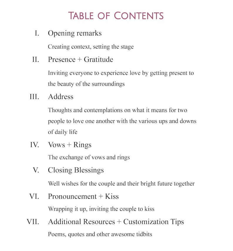 Unique Wedding Script Remembering to Remember Celebrant Ceremony Script ...