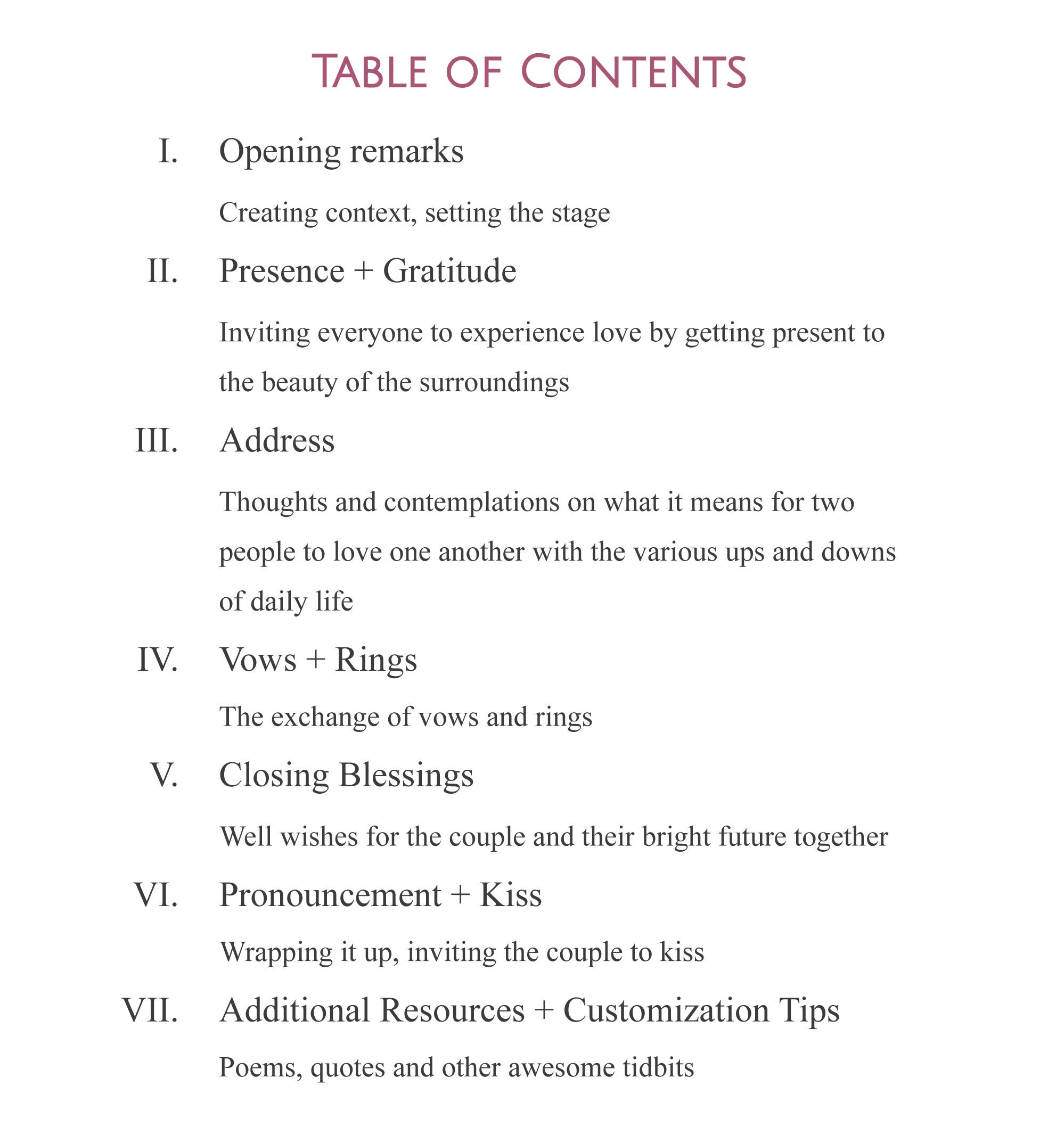 Unique Wedding Script | Remembering to Remember | Celebrant Ceremony ...