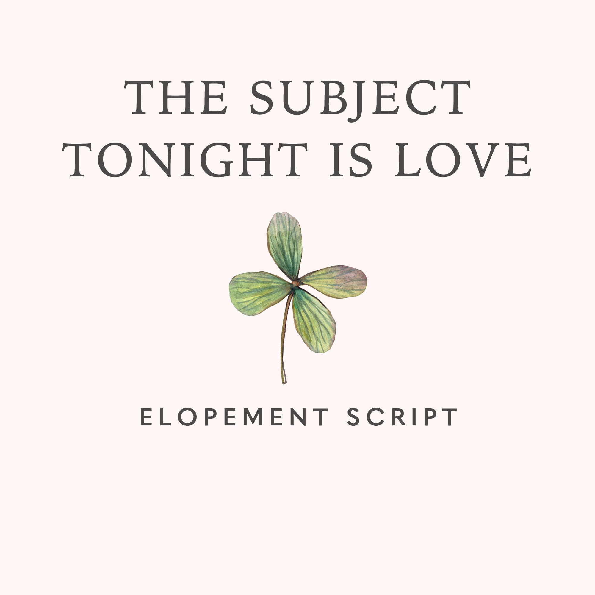Elopement Ceremony Script Bundle | Editable Ceremony Scripts for ...