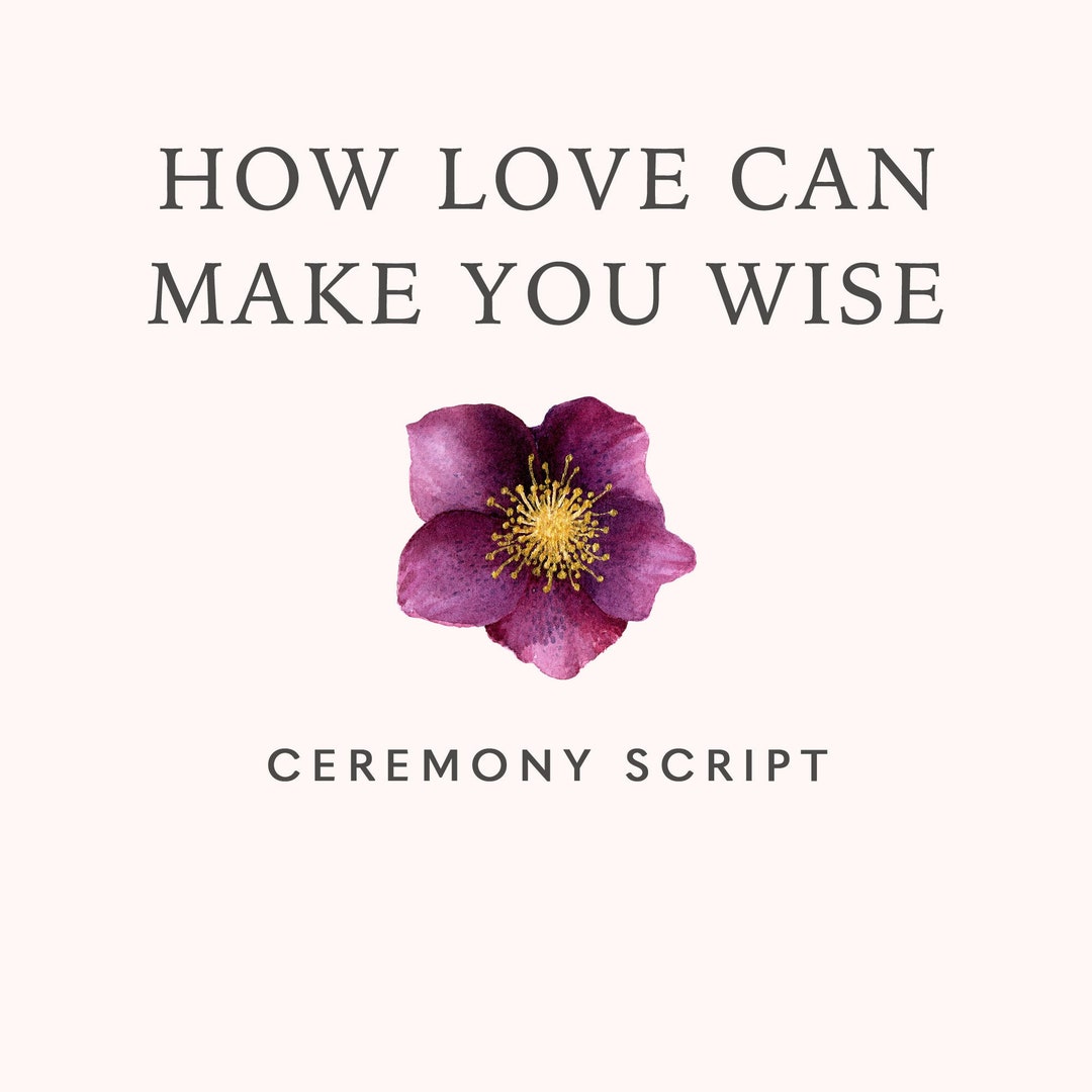 Non Traditional Wedding Officiant Script How Love Makes You Etsy non-traditional-wedding-officiant-script-how-love-makes-you-etsy