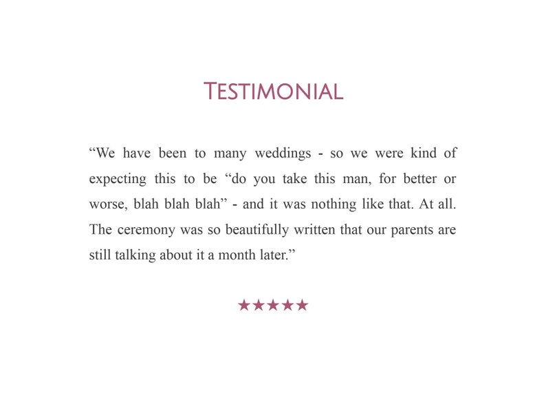 Thoughtful Wedding Ceremony Script | Pausing for Love | Non Traditional & Non Religious Ceremony ...
