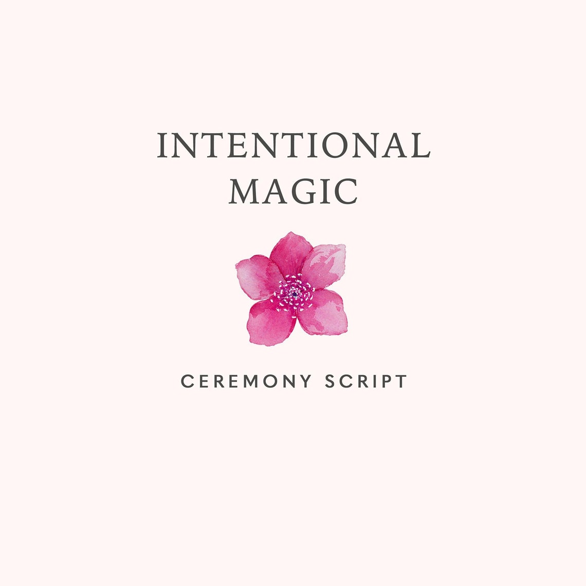 Modern Wedding Ceremony Script: Intentional Magic, Unique Celebrant ...