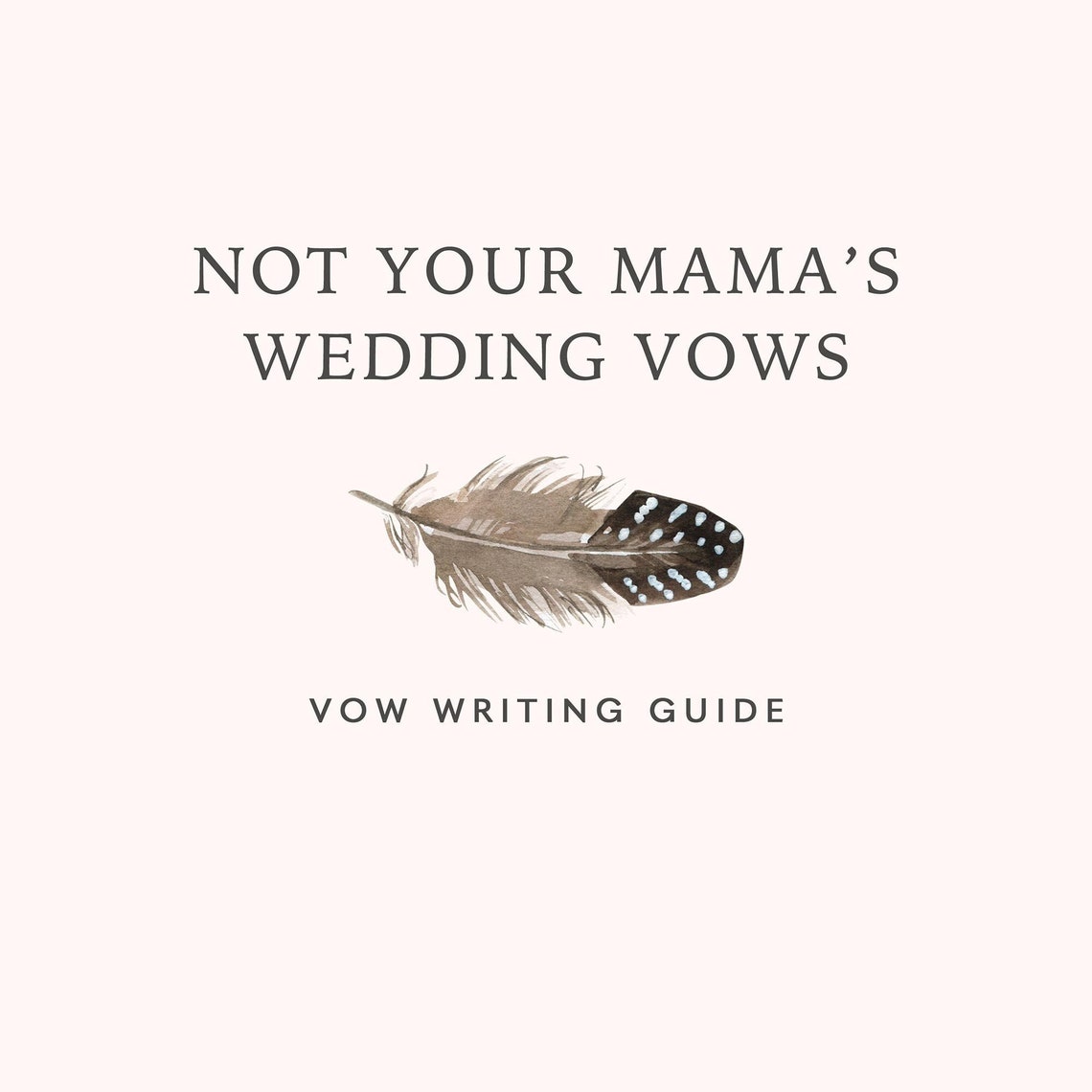 Wedding Vow Guide & Step by Step Tutorial How to Write - Etsy