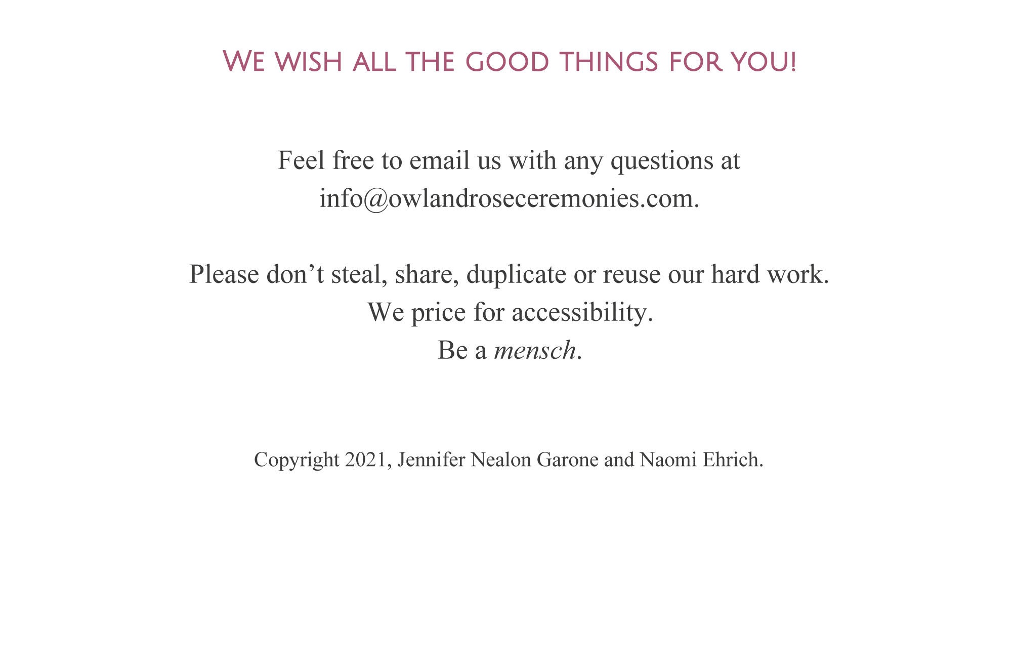 Unique Wedding Ceremony Script Happily Ever After, Reimagined Celebrant ...