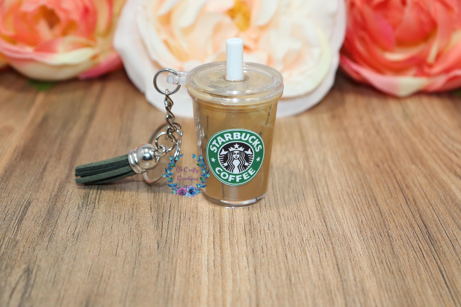 Mini Star Bucks Coffee Keychain | Etsy