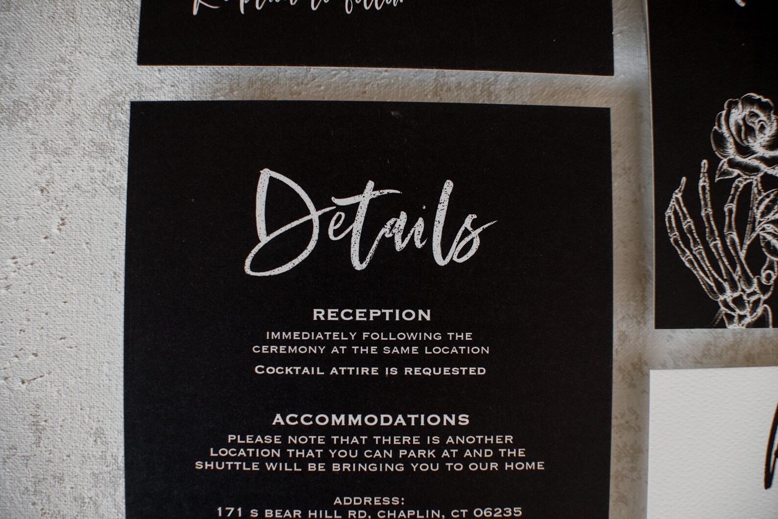 Dramatic Wedding Invitations Bold Wedding Invitations Till - Etsy