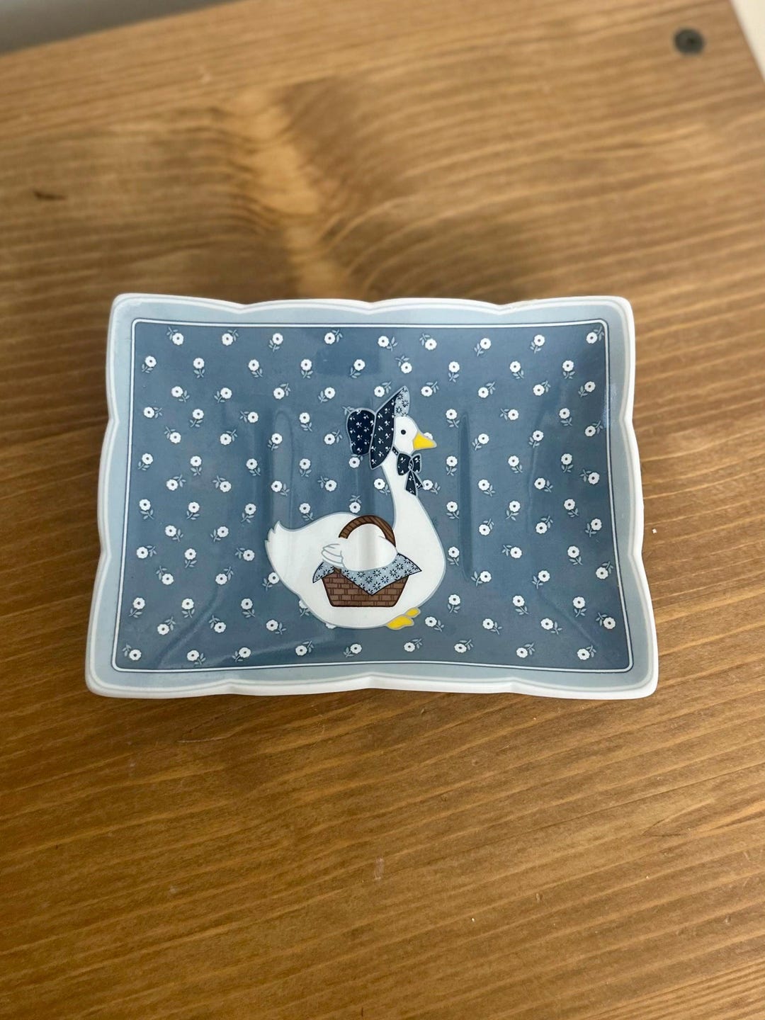 Vintage 1986 gertrude Goose Soap Dish by Andre Richard Trinket Dish ...