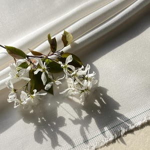 Organic Lotus Stem Silk Satin Fabric Ethical Zero Waste Cruelty Free ...