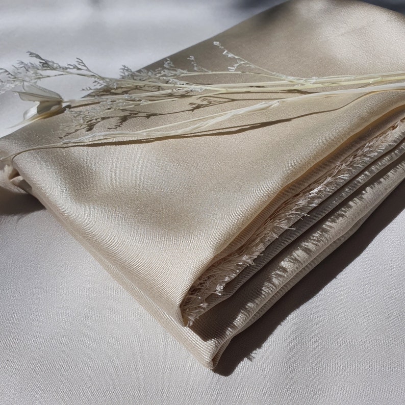 Organic 100% Mulberry Peace Silk Ahimsa Vegan Satin Ethical - Etsy