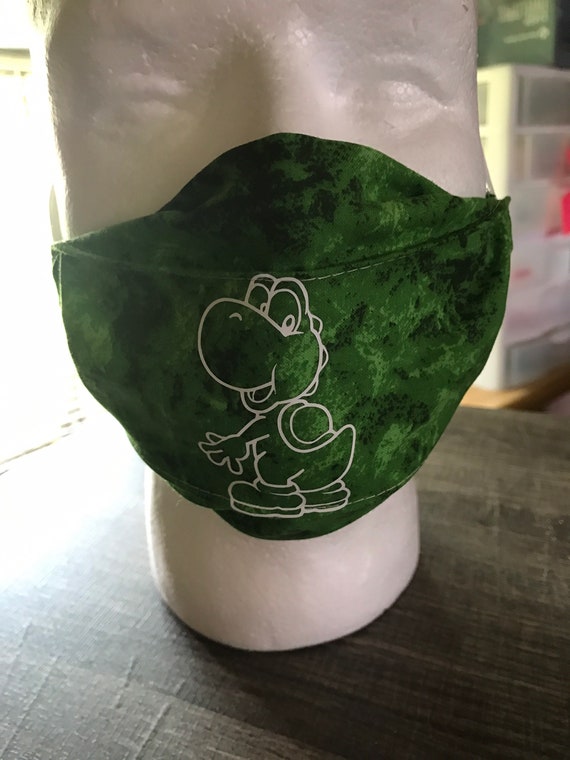 Yoshi Mask Adult and Kids sizes available fast shipping | Etsy