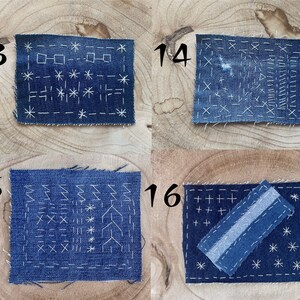 Boro Indigo Blue Patches for Jackets, Jeans or Backpacks Hand Sewn ...