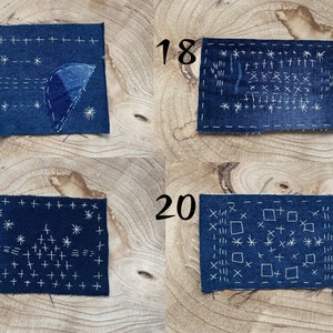 Boro Indigo Blue Patches for Jackets, Jeans or Backpacks Hand Sewn ...
