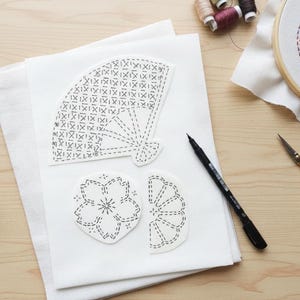 NEW Sheets Peel and Stick Embroidery Paper Sticky Fabri Solvy Printable ...
