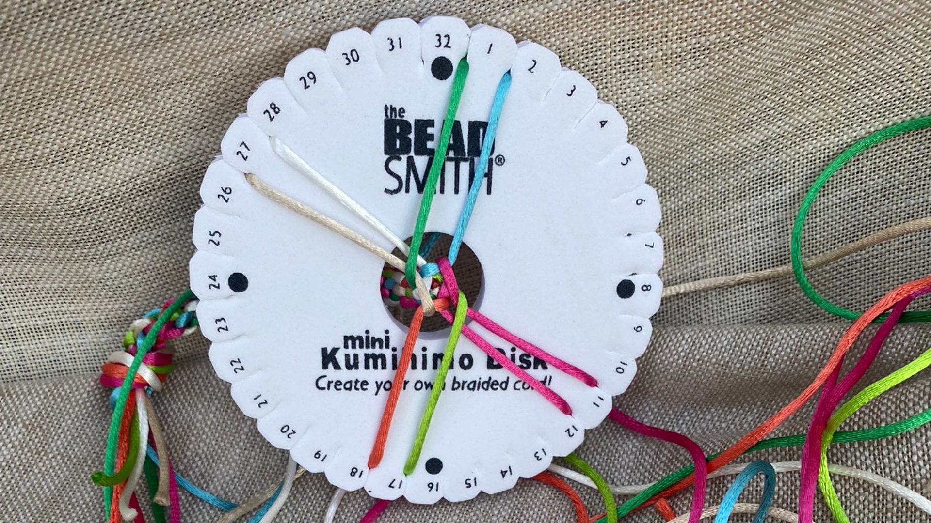 The Beadsmith Kumihimo Disk 5,90, Create Your Own Bracelets Frienship ...