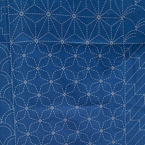 Preprinted Traditional Japanese Sashiko Panels for Hand Embroidery on ...